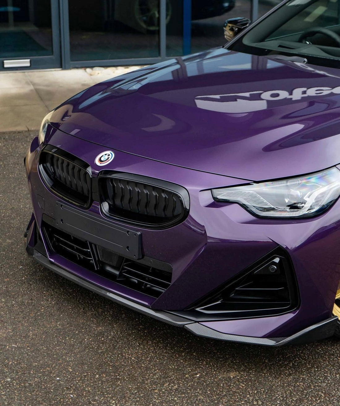 BMW M240I G42 M sport dry carbon front lip – Enhanced Modifications